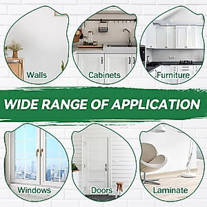 White Paint Touch Up Paint Pen for Wall, Multi Surface White Paint Pen, Interior & Exterior Chalk Paint, All in One Paint Quickly Repairs Bath, Door, Cabinet, Furniture, Wood, Tile, Enamel Wall Paint 1 Fl Oz (Semi-Gloss)