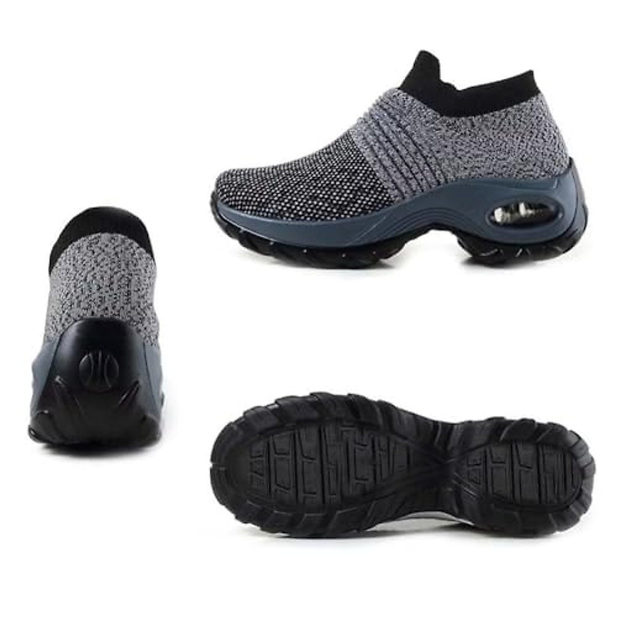 Cenim Walking Shoes for Women Sock Sneakers Air Cushion Athletic Shoes Breathable Mesh Casual Work Nursing Shoes