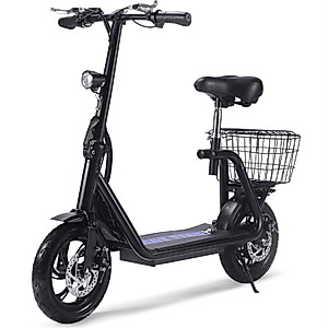MotoTec Metro 36v 350w Lithium Electric Scooter Black