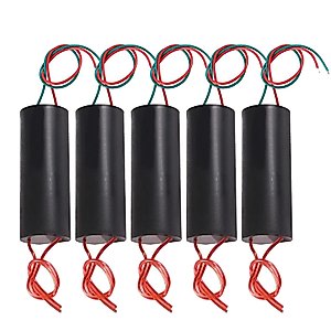 AEDIKO 5pcs High Voltage Generator DC 6-12V to 1000kV Boost Step-Up Inverter Arc Pulse Generator Power Module High Voltage Transformer