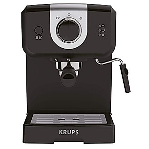 KRUPS XP3208 15-BAR Pump Espresso and Cappuccino Coffee Maker, 1.5-Liter, Black