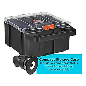 BLACK+DECKER MATRIX Router Attachment, For Plywood, Paneling and Fence Boards, Includes Storage Case (BDCMTRSTFF)