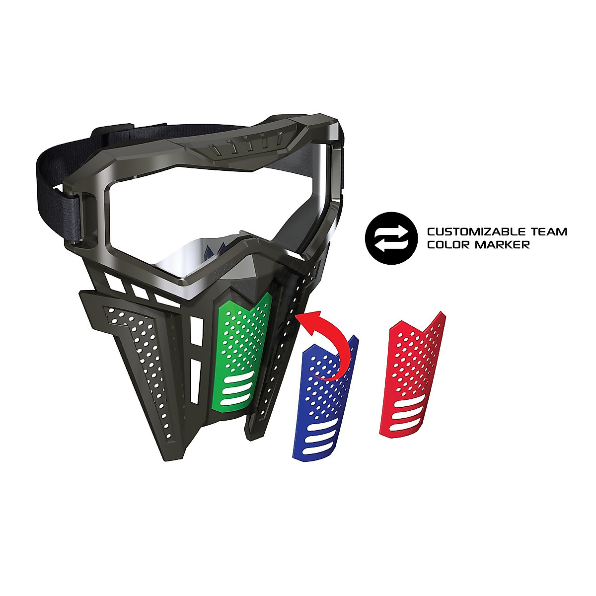 Dart Zone BallistixOps Tactical Gear Team Competition Mask