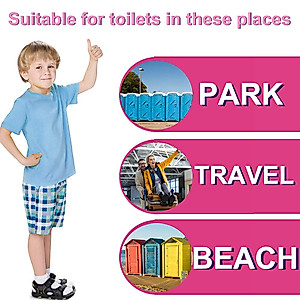 Super More Disposable Toilet Seat Covers 100 pack XL Can flush, used for Adults for Kids potty training, is used in Public toilet, Airplane, train, Camping, essentials for travel.