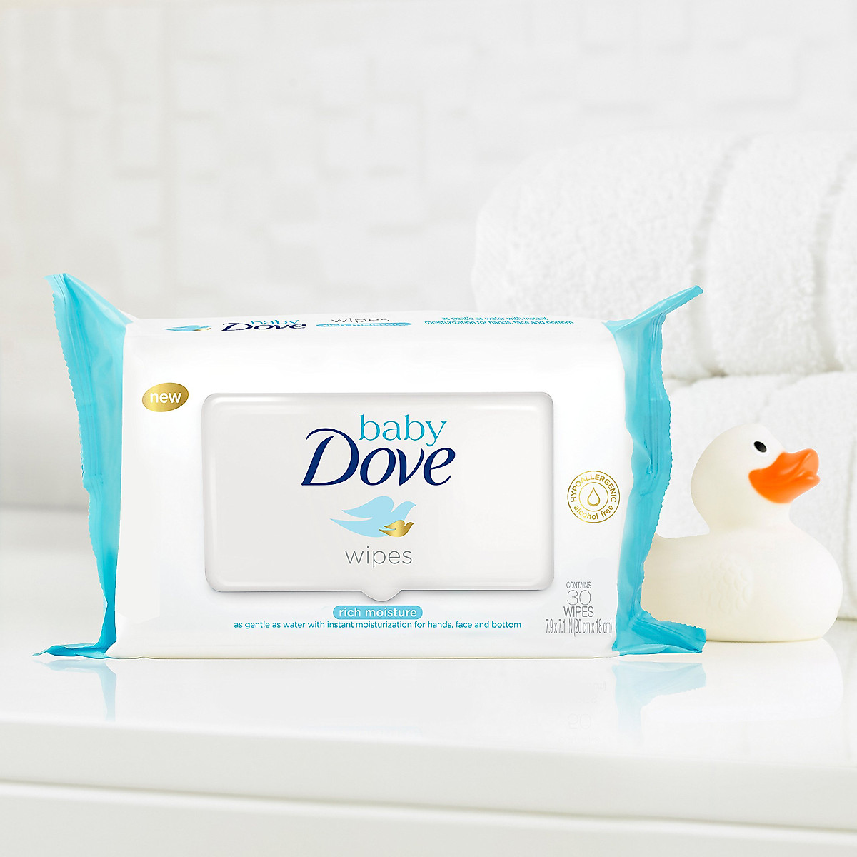 Baby Dove Wipes, Rich Moisture, 30 ct