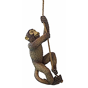 Design Toscano Makokou the Climbing Monkey Sculpture