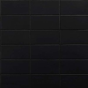 Tori Black 4 in. x 8 in. Matte Ceramic Wall Tile (28 Pieces, 6.02 Sq. Ft. / Case)