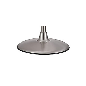 Good Housekeeping 92654-BN 16" Retro Pedestal Fan in Brushed Nickel