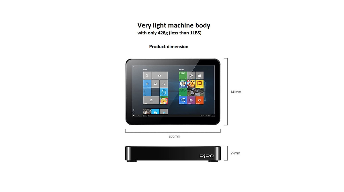 PIPO X2 Mini PC: Powerful 8" Windows Tablet