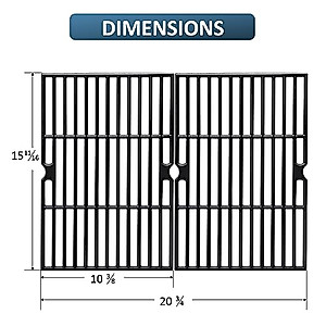 Grill Replacement Parts for Dyna-Glo DGF350CSP DGF350CSP-D, Blue Rhino GBC1932L Grill Models, Replacement for Dyna-Glo DGF350CSP Grates DGF350CSP-D Grates