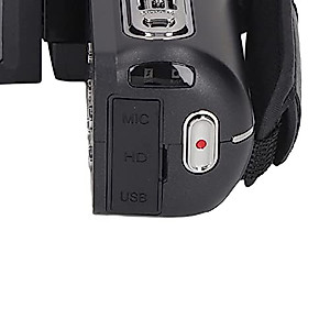 18X Digital Zoom Camera, WiFi HD Cameras Multifunctional 4K 48MP Portable IPS Touch Screen 3.0 Inch with Remote Control for Campus Records for Baby Growth