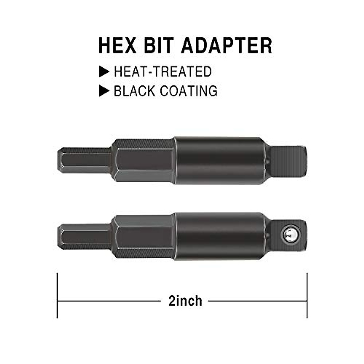 Hvac Service Wrench, WADEO Refrigeration Service Wrench Set, 3/8” to 1/4”, 5/16'' x 1/4'' Ratcheting Service Wrench with Hex Bit Adapter for Air Conditioning, Refrigeration Equipment, Equipment Repair