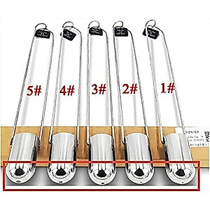 HFBTE Zahn Cup Viscosity Cup Viscometer Flow Cup Viscosity Zahn Cup Kit 1#+2#+3#+4#+5# Dip Type 44ml For Pigment Coating Paint Finishes Oil lacquer Paint Ink Varnishes Syrup Etc