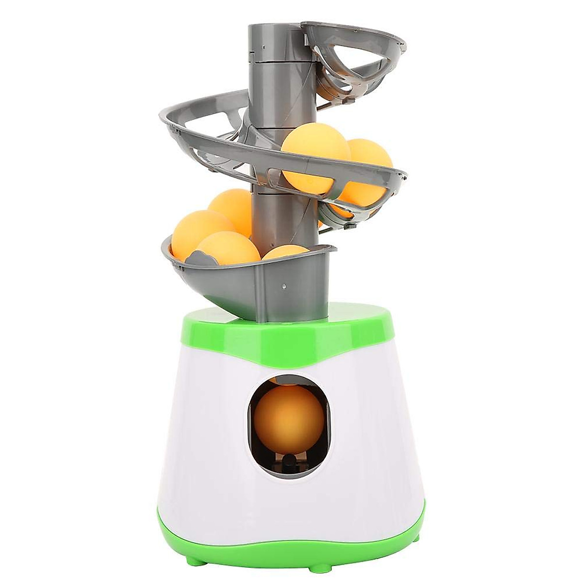Kid Beginners Ping Pong Automatic Machine, 10 Balls Table Tennis Trainer Balls Launcher Training Machine Table Tennis Robot