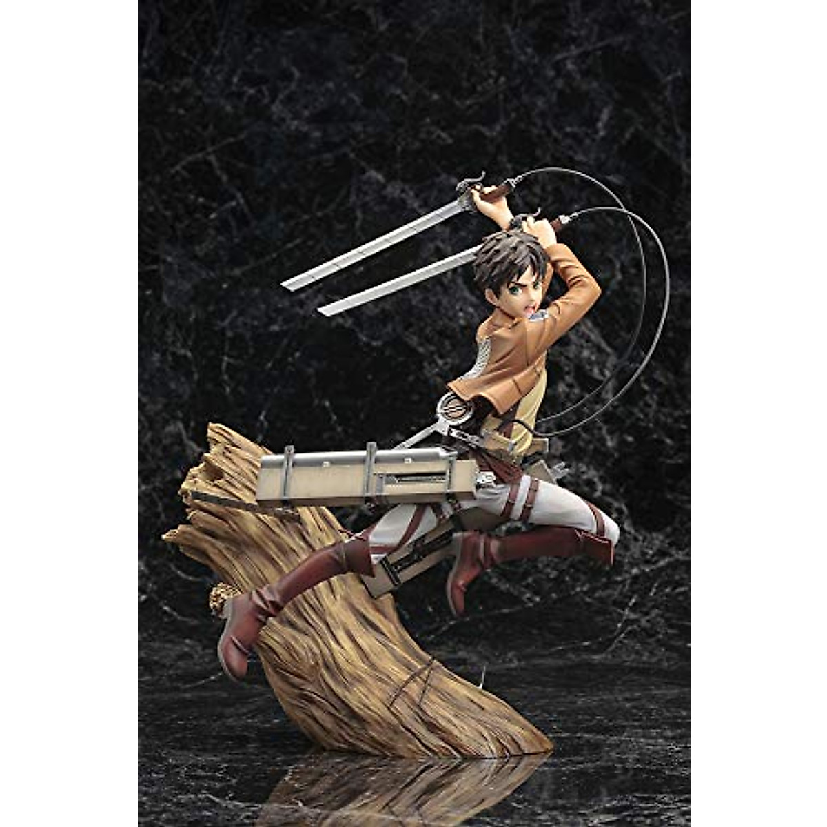 Kotobukiya Attack On Titan: Eren Yeager (Renewal Package Variant) ArtFX J Statue, Multicolor