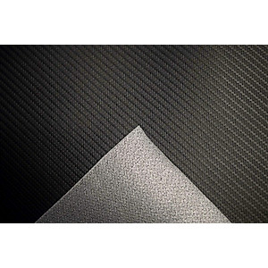 Carbon Fiber Vinyl Weatherproof Waterproof Faux Leather Marine UV Protected Upholstery Fabric Black / 54" Wide/Sold by The Yard
