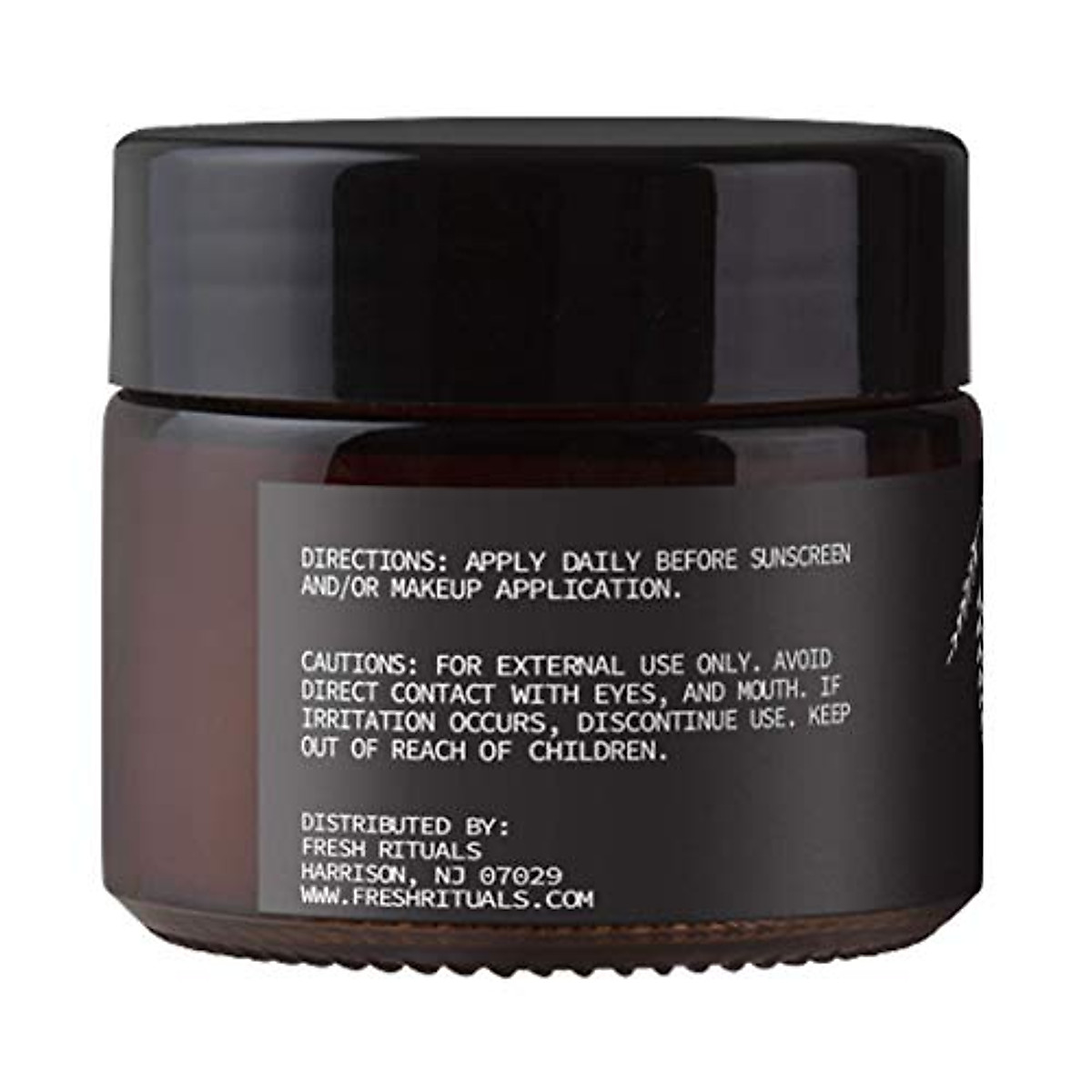 Fresh Rituals Vegan Face Moisturizer with Hyaluronic Acid, Aloe Vera and Niacinamide | 2 ounce | Cruelty Free, Paraben Free, Natural Ingredients | Light Weight Daily Use Moisturizing Cream