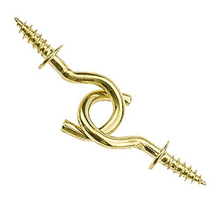 Mini Ceiling Screw Hooks, 200 Pieces 1/2 Inch Cup Hooks Screw-in Hooks for Hanging Plants Mug Arts Decorations，Gold