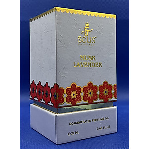 SCUS Perfumes Musk Lavender for Men & Women 20 ML Concentrated Fragrance Oil (0.68 fl. Oz) LOng Lasting