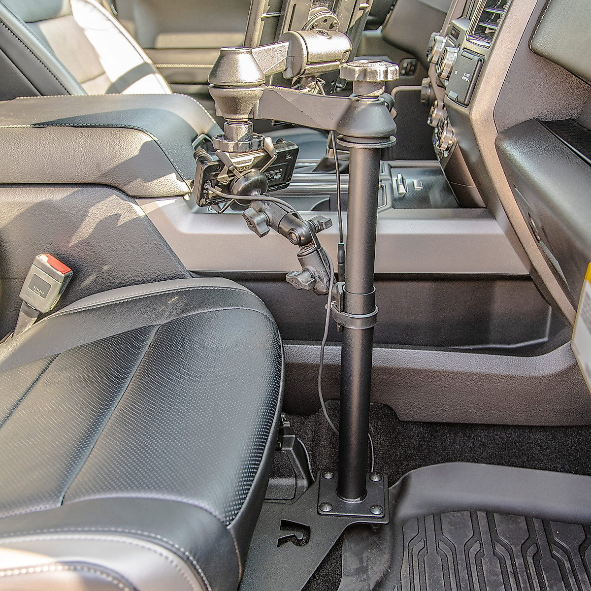 RAM MOUNTS No-Drill Mount for '15-25 Ford F-150, ’17-24 F-250 + More RAM-VB-195-SW2 Compatible with RAM Tablet and Laptop Holders