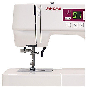 Janome Sewing Machine, White, W16" x H12" x D 7"