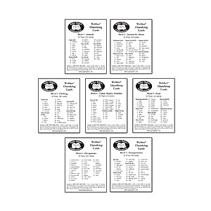 Super Duper Publications | Set of 7 Webber® Classifying Card Decks | Educational Learning Resource for Children