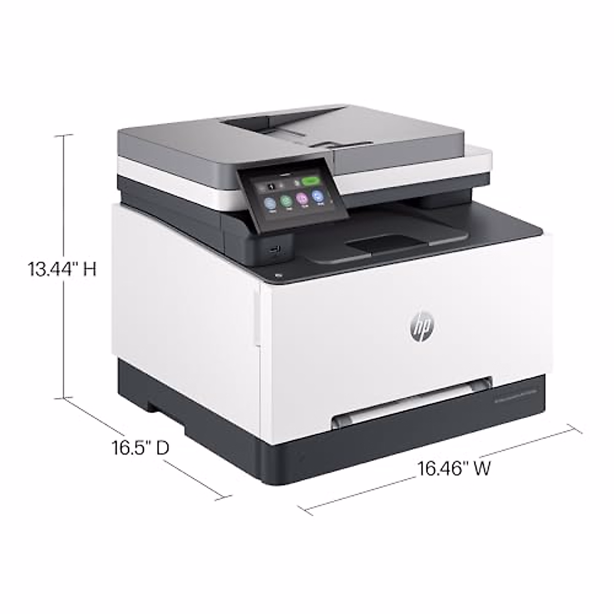 HP Color Laserjet Pro MFP 3301fdw Wireless All-in-One Color Laser Printer, Office Printer, Scanner, Copier, Fax, ADF, Duplex, Best-for-Office (499Q5F)