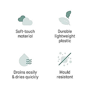 Angelcare - Baby Bath Support - Soft Touch Support - Water Level Indicator - Ideal for Babies Less Than 6 Months Old