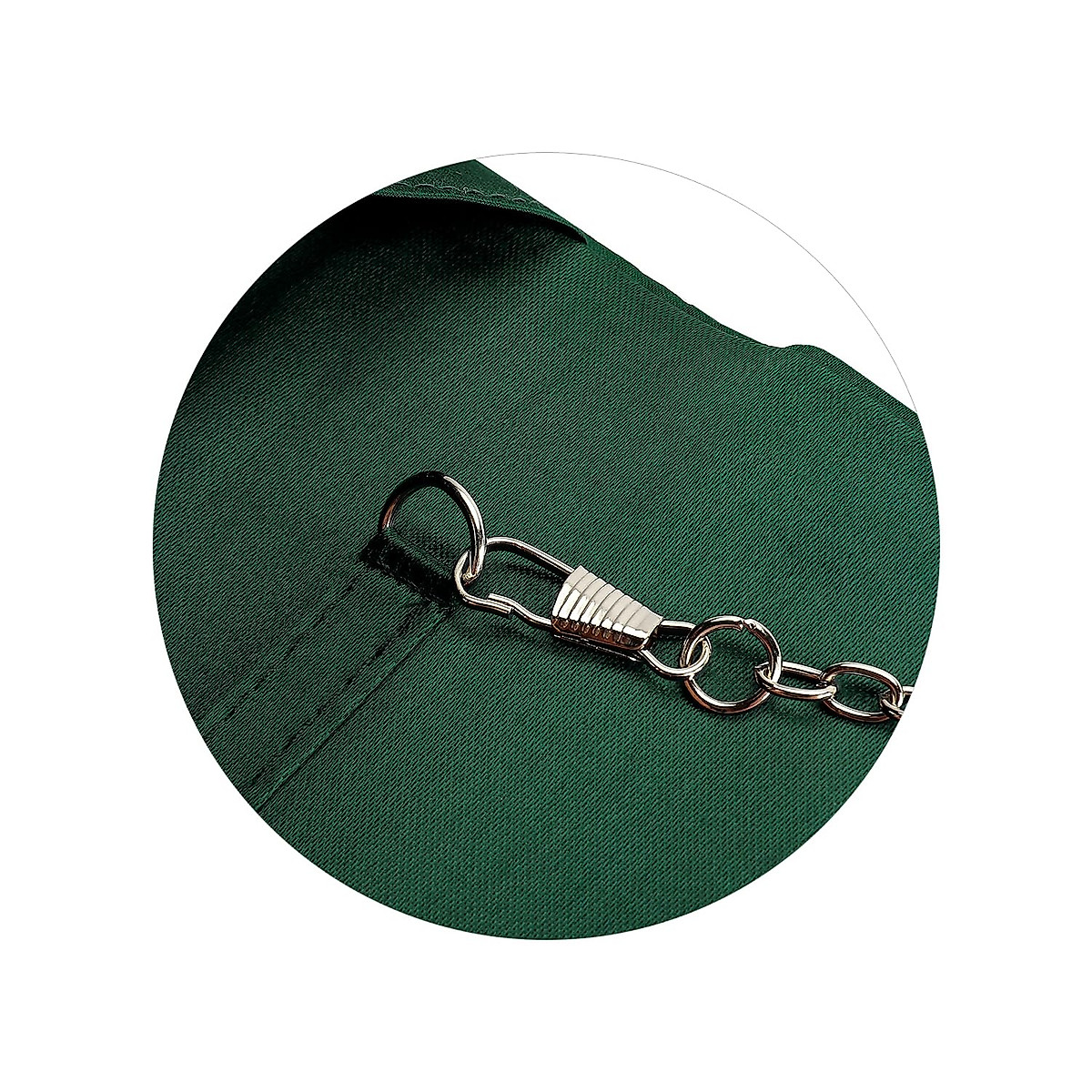 Mulian LilY M092 Women Satin Rhinestones Evening Bags Prom Bridal Clutch Purse Cross Body With Detachable Chain Strap Green