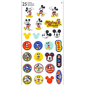 Mickey Mouse Travel Blanket - Mickey Mouse Travel Pillow Bundle Includes Mickey Mouse Travel Blanket, Mickey Mouse Travel Pillow, Create-A-Face Sticker Book, More | Mickey Mouse Travel Set