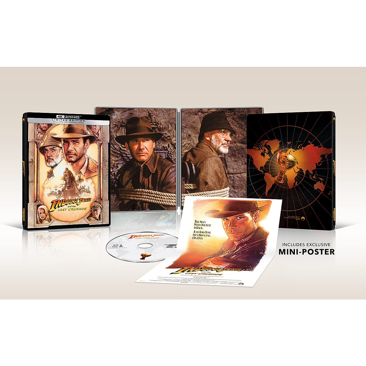 Indiana Jones and the Last Crusade Limited-Edition Steelbook