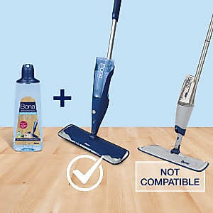 Bona Hardwood Floor Cleaner Refillable Spray Mop Cartridge, 34 Fl Oz