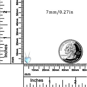 CUOKA MIRACLE Moonstone Necklace Heart Necklaces 925 Sterling Silver Heart Pendant Hypoallergenic Heart Moonstone Necklace Jewelry Gift for Women Christmas Day Gifts