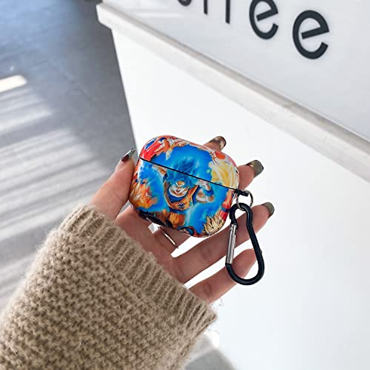 AirPod 3rd IMD Hard Case Design Character Funny Cool Anime Trendy Cartoon Fashion Cute Unique Aesthetic for AirPod 3rd Cover Cases Skin for Boys Girls Youth Teen (LAN Wu)