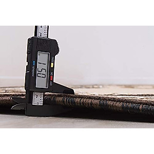 Allstar 8x10 Traditional Accent Rug in Berber with Chocolate Western Texas Star Design (8' x 10')