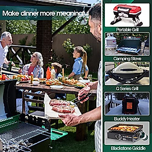 KOMAN Weed torch Propane Burner with 8FT Converter Hose,Fuel by 1LB Propane Gas Cylinder/5-40LB Propane Tank,self ignition,for Roofing,Weeding,Campfire Starting(Output 24000BTU, Propane not included)