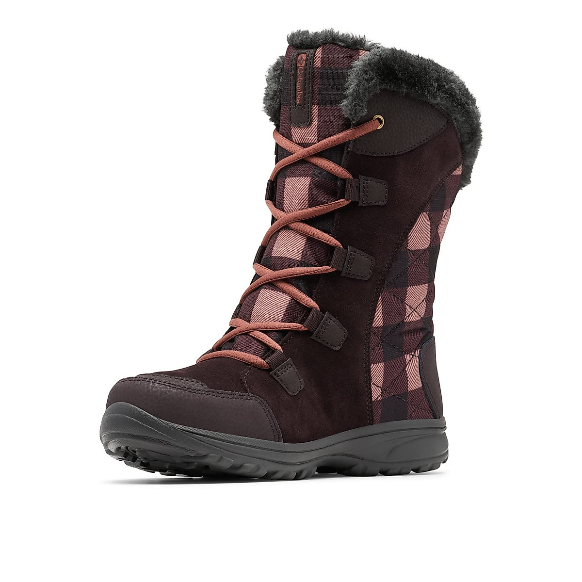 Columbia Women's Ice Maiden II Snow Boot, New Cinder/Crabtree, 10 M US