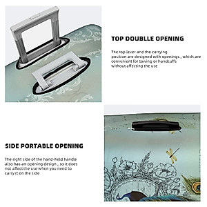 Nmbvcxz Peacocks Luggage Cover Suitcase Covers Washable Travel Luggage Protector Suitcase Cover L (27-30 inch luggage)