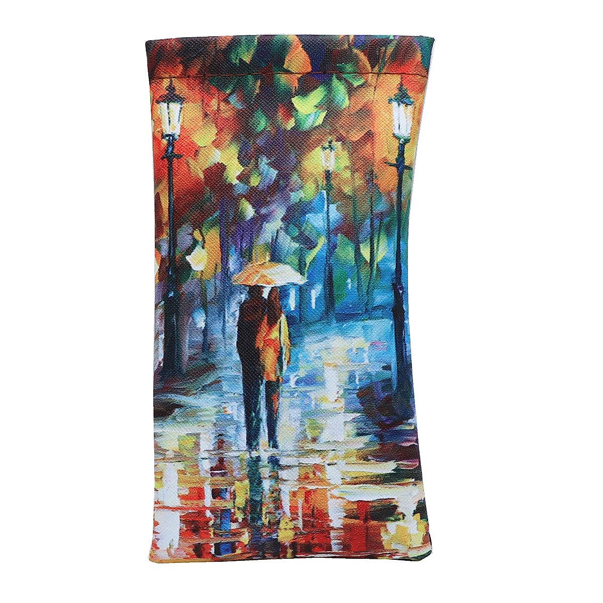 Outman PACK of 3 pcs Squeeze Top Sunglasses Pouch Eyeglass Cases Eyeglass Holder