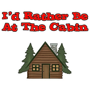 CafePress I'd Rather Be At The Cabin Mug Ceramic Coffee Mug, Tea Cup 11 oz