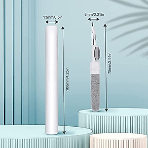 AOMIG Bluetooth Earbuds Cleaning Pen, 3 in 1 Multifunction Cleaner Kit with Soft Brush for Wireless Earphones Bluetooth Headphones Charging Box Accessories, Computer, Keyboard, Camera