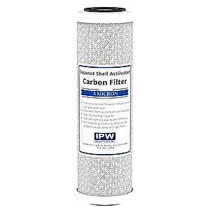 Replacement Filter Kit Compatible with Krystal Pure KR10 RO System - Includes Carbon Block Filters & Polypropylene Sediment Filter