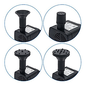 MASO 7V 1.4W 180L/H Solar Panel Powered Water Feature Pump Garden Pool Pond Aquarium Fountain Brushless for Bird Bath Pond Pull Garden - Power Pump：JT-180（CE/ROHS/IP68） DC7V，140MA