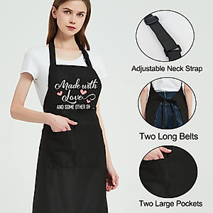 Jpayxese Cooking Gifts for Women, Funny Aprons for Women Cute with Pockets, Baking Chef Kitchen Apron Gifts for Bakers Mom Wife Birthday Mothers Day Christmas
