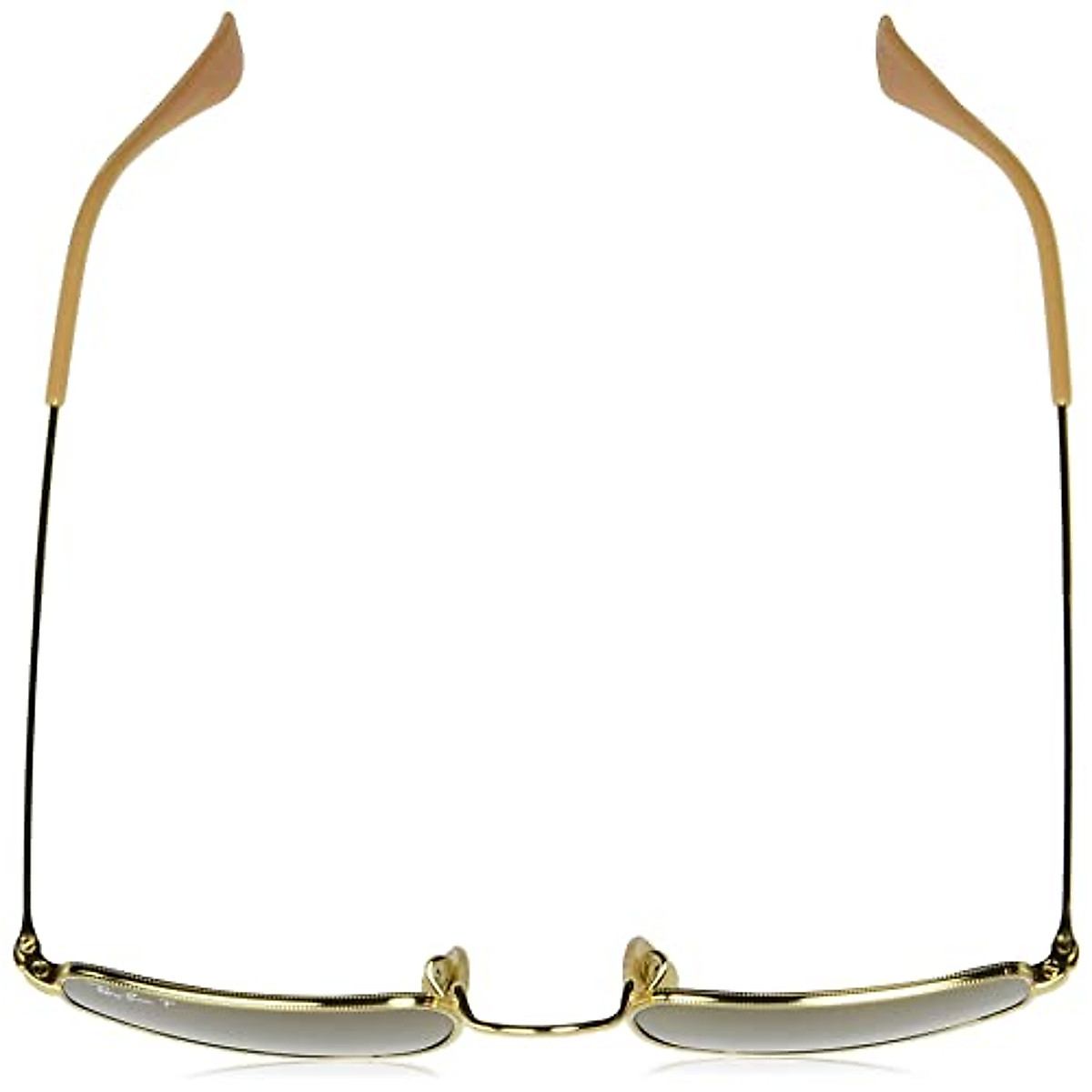 Ray-Ban RB3957 Julie Rectangular Sunglasses, Legend Gold/Polarized Brown, 49 mm