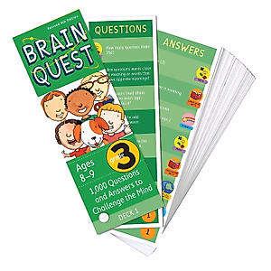 Brain Quest 3rd Grade Q&A Cards: 1000 Questions and Answers to Challenge the Mind. Curriculum-based! Teacher-approved! (Brain Quest Smart Cards)