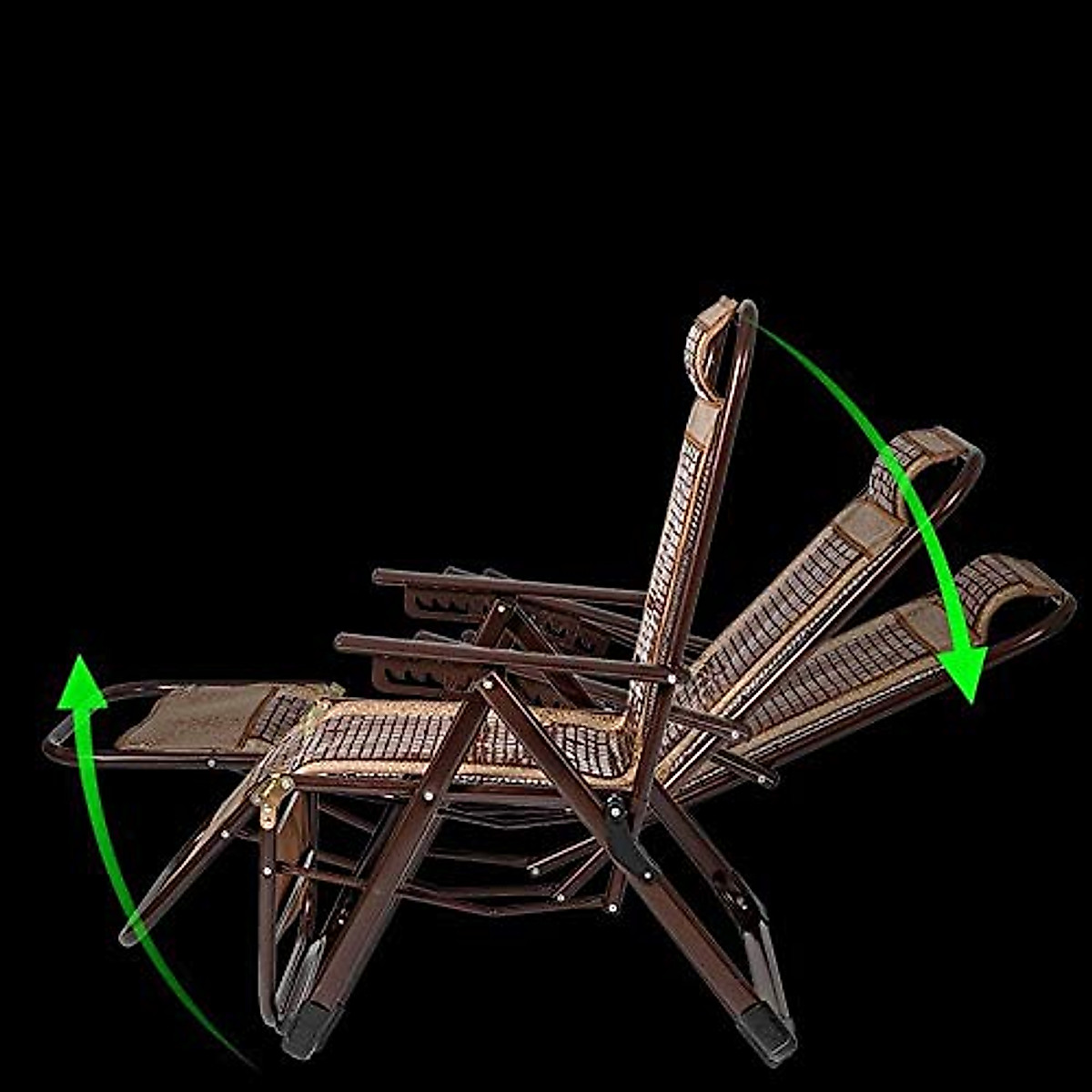 LLLY Office Folding Recliner Siesta Siesta Balcony Chair Folding Chair Adult Summer Cool Chair Recliner