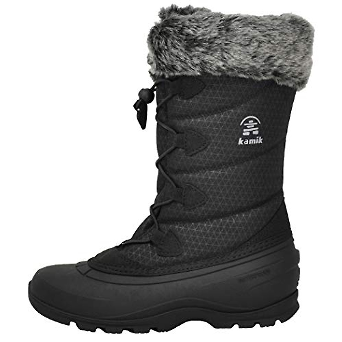 Kamik Women's Momentum 2 Snow Boot, Black/Black/Black, 8 W US