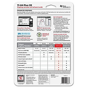 Texas Instruments TI-84 Plus CE Color Graphing Calculator, Teal (Metallic)
