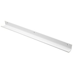 Prime-Line U 10900 16” Clothes Hanger Strip for Laundry Room, White Vinyl, Paintable (2-pack)